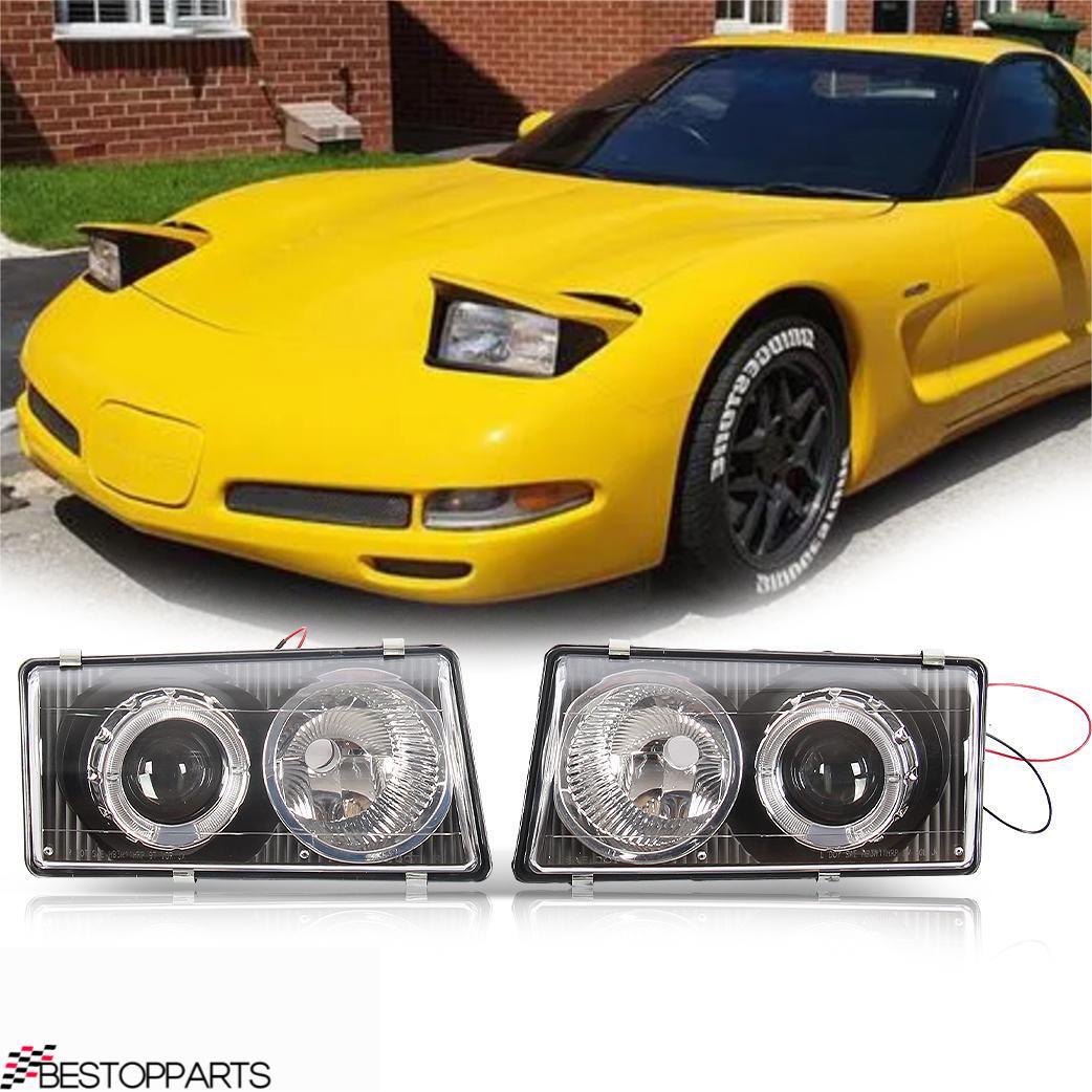 Fits Chevrolet Corvette 97-04 C5 Z06 Projector Halo Headlights ...