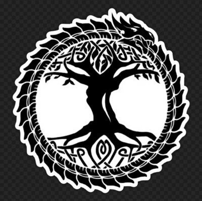 Tree Of Life Sticker Dragon Celtic Druid Irish Ireland Lore Mythology ...