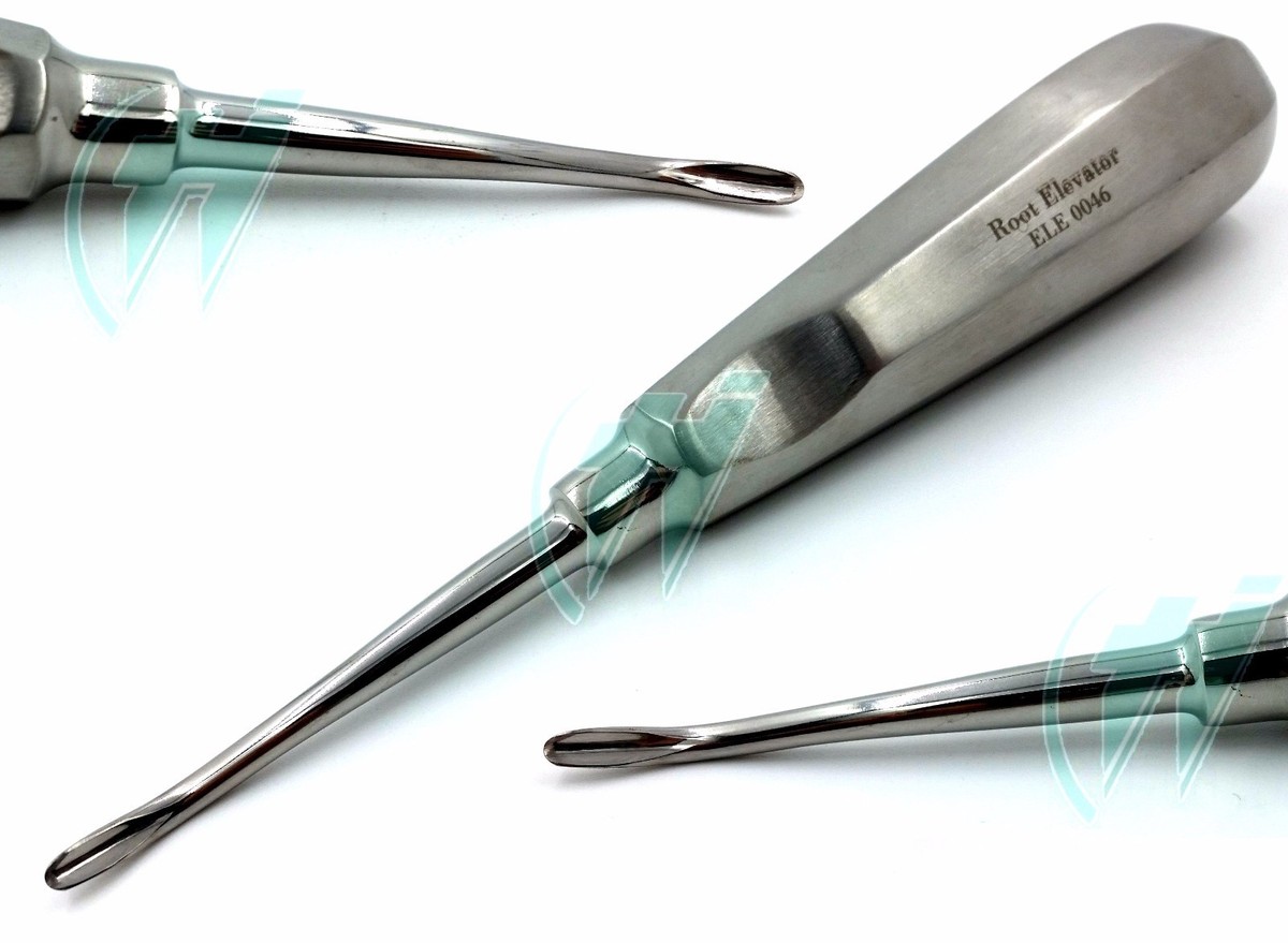 Dental Spade Tip Elevator Dental Root Tip Elevator - French Steel ...