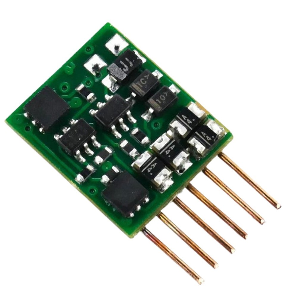 Gaugemaster 6 Pin Small DCC Decoder - Ruby Series 2 Function Ideal for ...