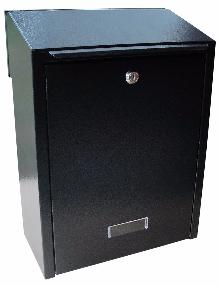 Rear Access Post Box for Gates and Fences W3-3 Large Capacity Steel ...