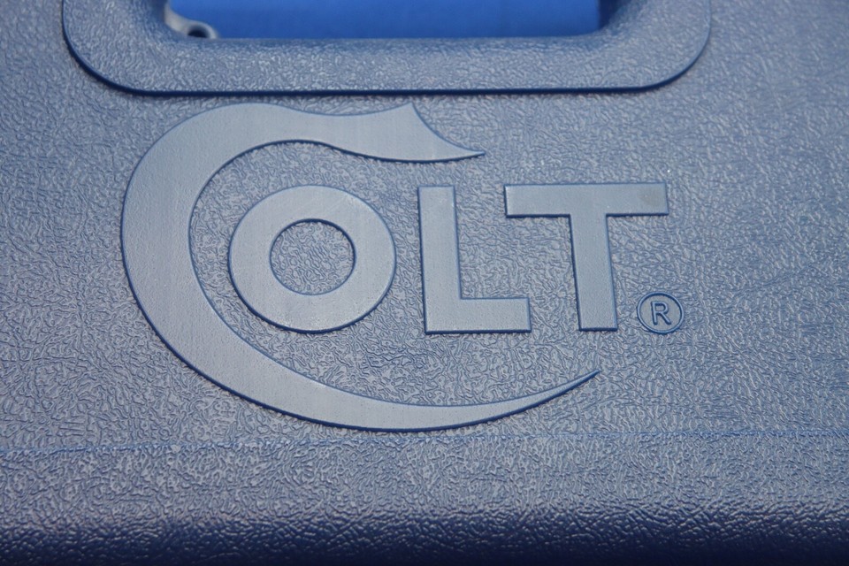 Colt Firearms Model Python Revolver Pistol Factory Hard Case Blue OEM ...