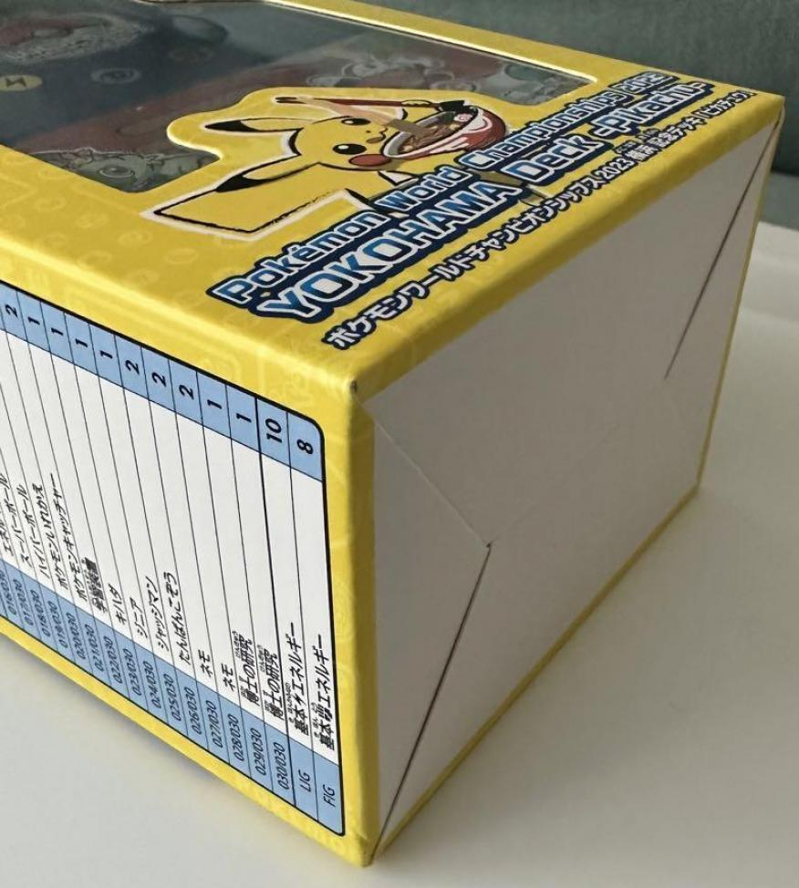 2 Box / Pokemon World Championship 2023 Yokohama Pikachu ex Promo Deck ...