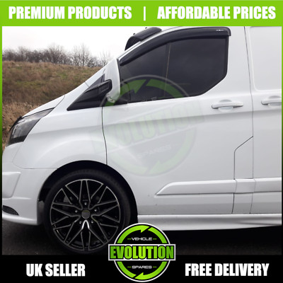 WIND DEFLECTORS RAIN SMOKE TO FIT FORD TRANSIT CUSTOM BRAND NEW 2013 ...