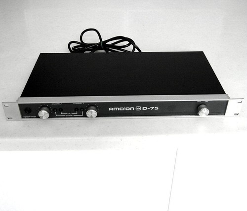 Amcron D-75 Power Amplifier Slightly Used Fully Operational Tested | eBay