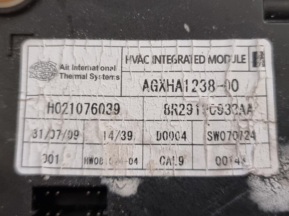 Ford Territory SY2 SZ Falcon FG Dual Zone HIM HVAC Heater Interface ...