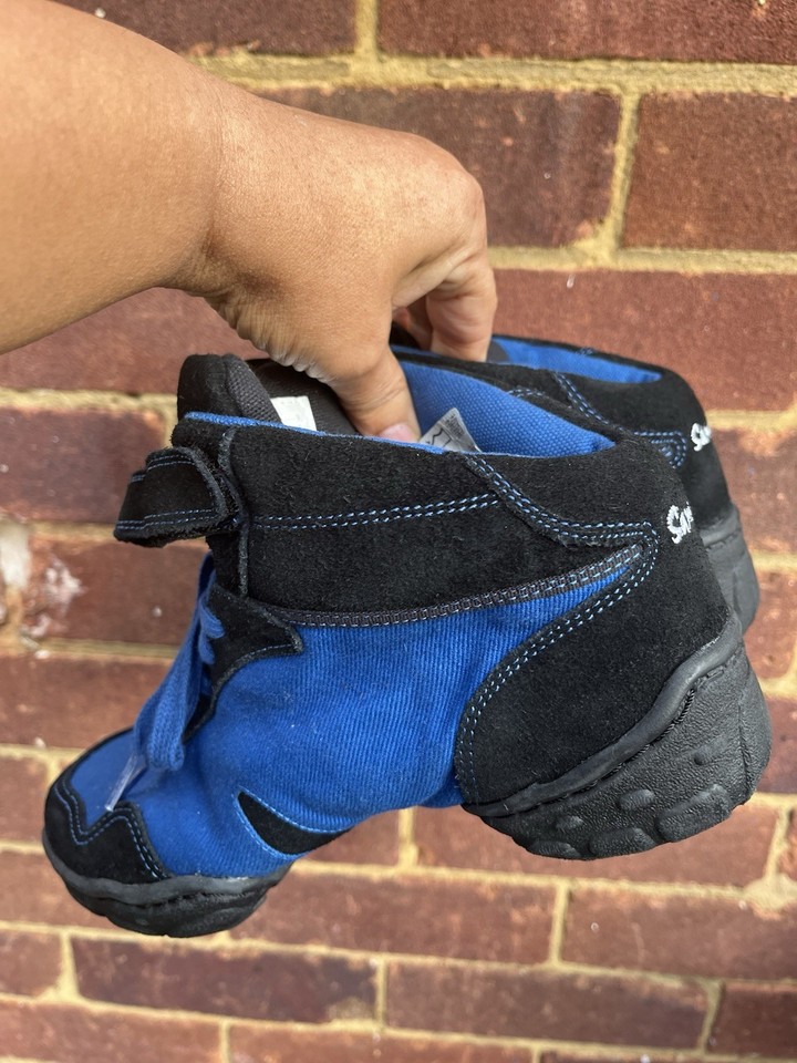 Sansha Hi-step Split Sole Dance Sneaker, Black sole and Blueupper ...