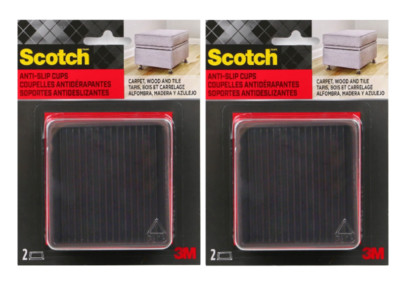 Scotch Caster Cups: 3 in. x 3 in. (Brown) / 2 units 2 Pack | eBay