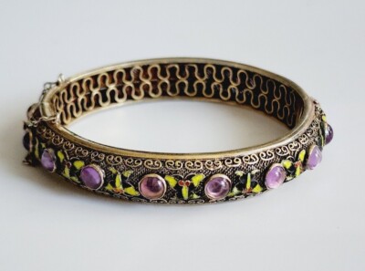 Birds - Silver Filigree Enamel