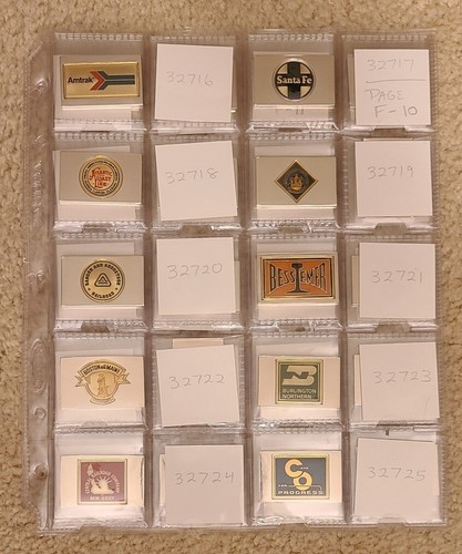 Franklin Mint Railroad Emblem silver bars - Complete set of 50 in ...