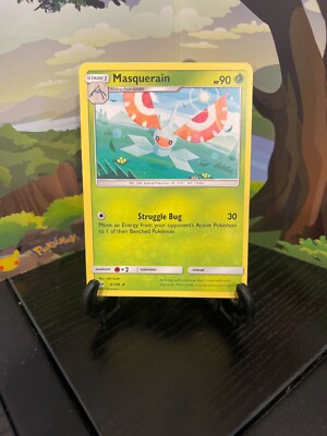 Masquerain 8/149 - Sun & Moon - Rare - Pokemon Card TCG - LP | eBay
