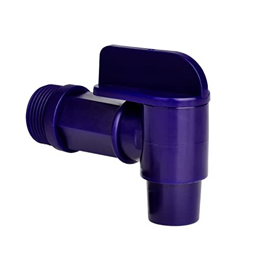 Plastic Faucet, 3/4 NPT Plastic Spigot Faucet for Gallon Jugs Drums, 1 ...