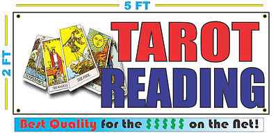 TAROT READING Banner Sign NEW 2X5 | eBay
