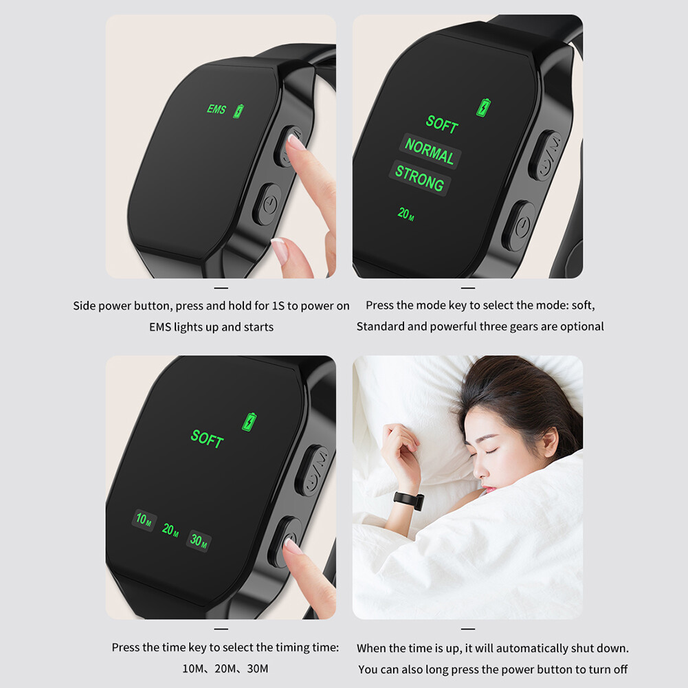 neu Sleep Aid Watch Microcurrent Pulse Anti-anxiety Insomnia Hypnosis ...