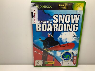 Transworld Snow Boarding / Snowboarding Microsoft Xbox Original - Free ...