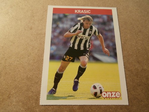 MILOS KRASIC (JUVENTUS), RARE 2010 FOOTBALL ROOKIE CARD ONZE MONDIAL ...