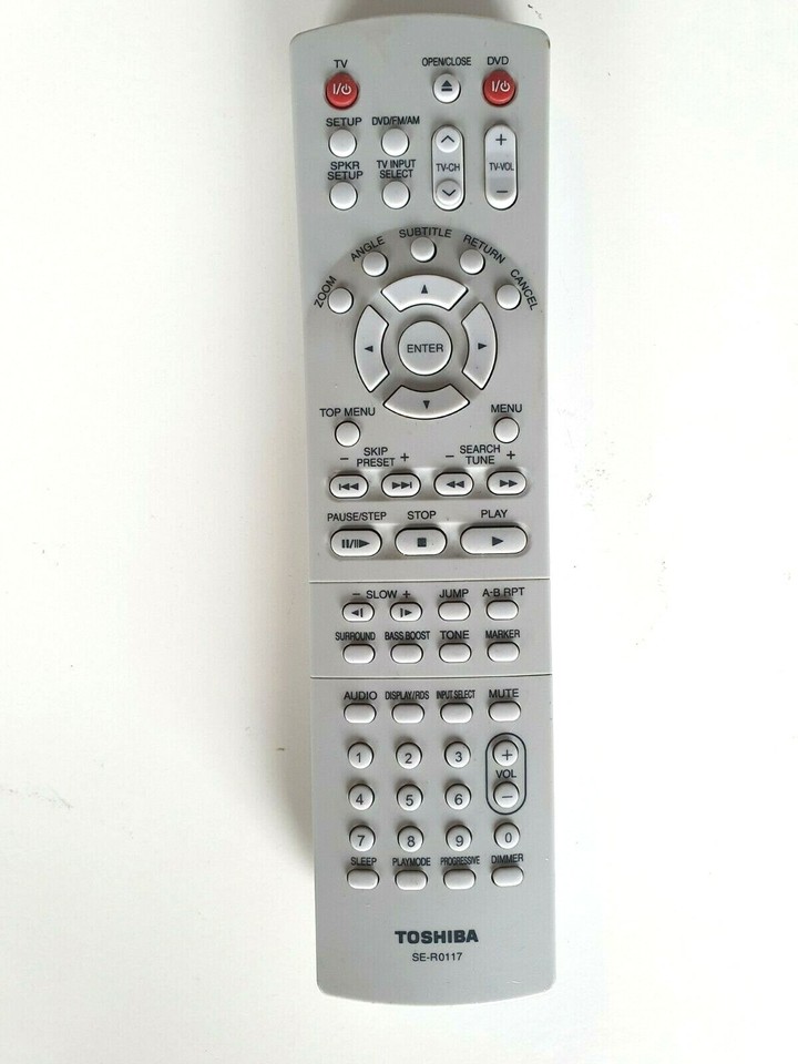 Original Toshiba TV DVD Remote Control SE-R0117 | eBay