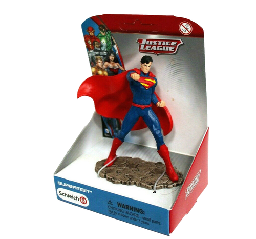 Schleich Justice League Superman Fighting Action Figure Figurine 4 ...