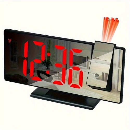 Projection alarm clock multifunction Intelligent luminous clock Bedroom ...