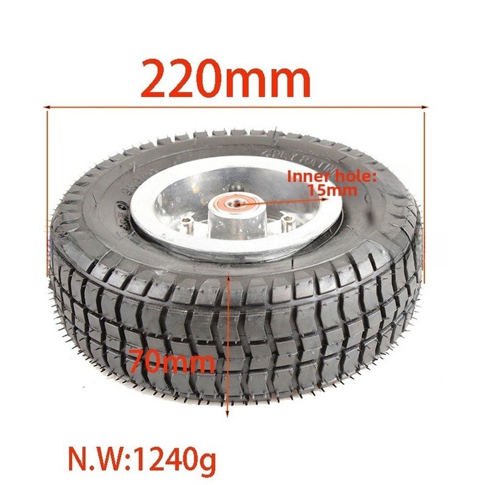 9x3.50 Tires with Aluminum Rims Suitable for Electric Bike and Go Kart ...