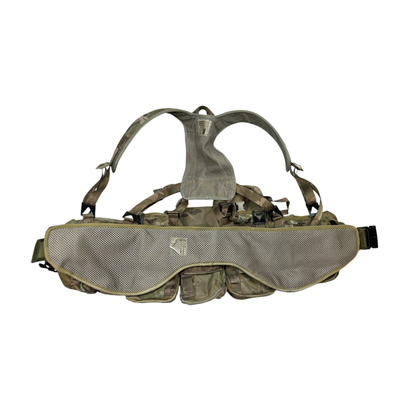 British Army MTP PLCE Webbing Set with Hip Protection - Yoke, Belt and ...