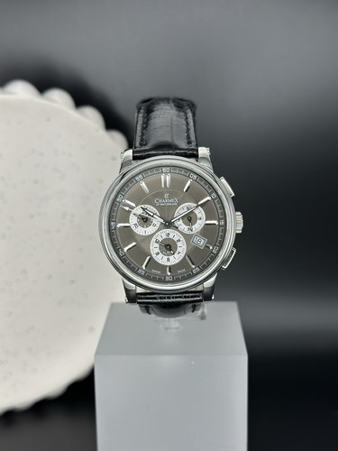 Charmex Of Switzerland Men’s Watch, Chronograph, Sapphire Crystal ...