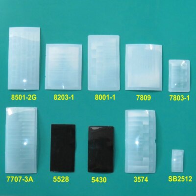 10PK PIR HDPE Human body Infrared Induction Fresnel Lens Far Sensing ...