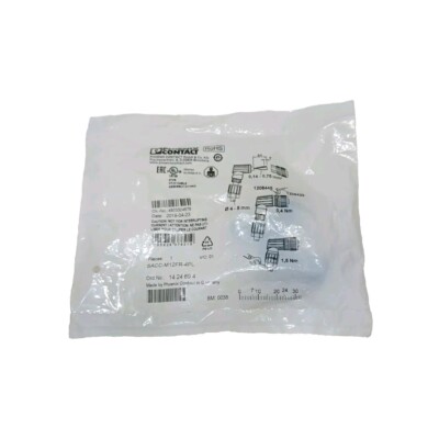 Phoenix Contact 1424694 Circular L- SHAPED Offset Connector M12-4PlN | eBay