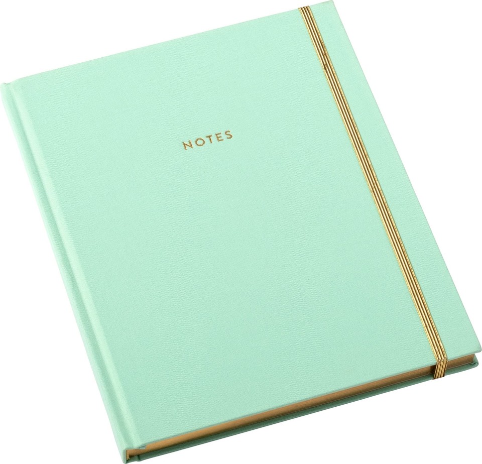 Eccolo Large Lined Journal Notebook, Fabric Hardcover, Writing Journal ...