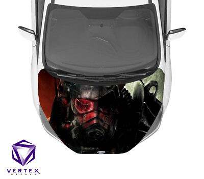 Fallout Knight Red Hood Wrap Weatherproof Vinyl Decal 50"X60" 1-YR ...