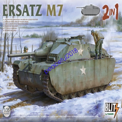 Takom 8007 1/35 Scale Ersatz M7 2in1 Plastic model kit | eBay