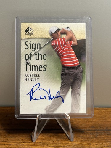 2013 PGA Upper Deck Sign Of The Times Russell Henley AUTO | eBay