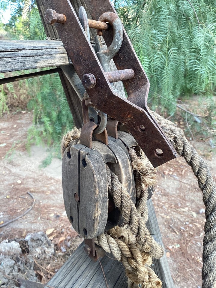 Antique Block and Tackle Set | eBay