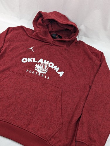 Jordan OU Oklahoma Sooners Football Graffiti Hoodie Mens 2XL Red ...