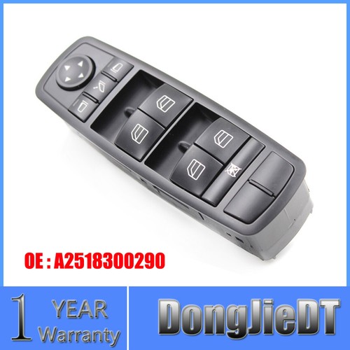 OE A2518300290 Front Left Power Electric Window Switch For Benz ML GL ...
