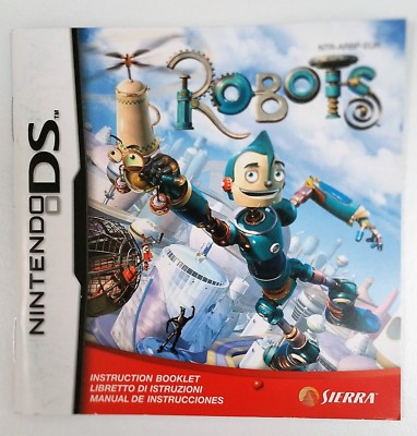 INSTRUCTION BOOKLET/MANUAL for ROBOTS NINTENDO DS GAME brand new UK | eBay