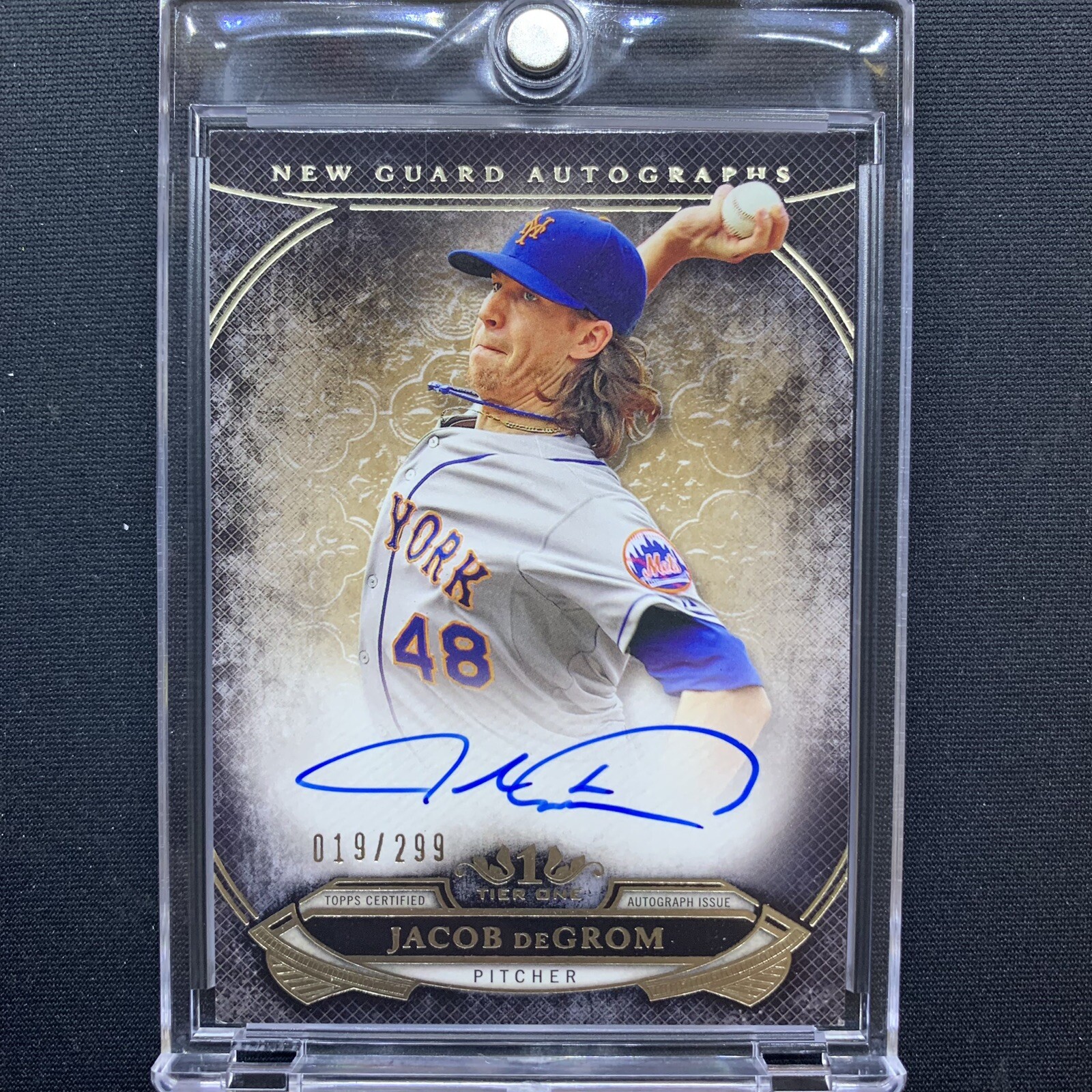 2015 Jacob Degrom Tier One Auto /299 New Guard Autograph No. NGA-JDM | eBay