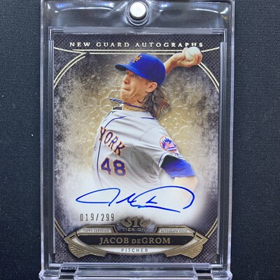 2015 Jacob Degrom Tier One Auto /299 New Guard Autograph No. NGA-JDM | eBay