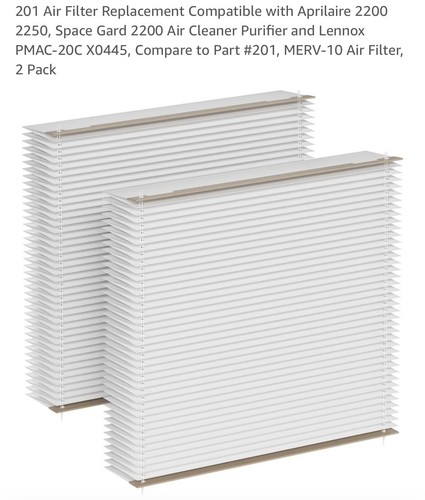 roninby 201 air filter replacement Compatible W/aprilaire 2200 2250 ...