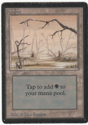 Beta MTG Swamp A Magic MP | eBay