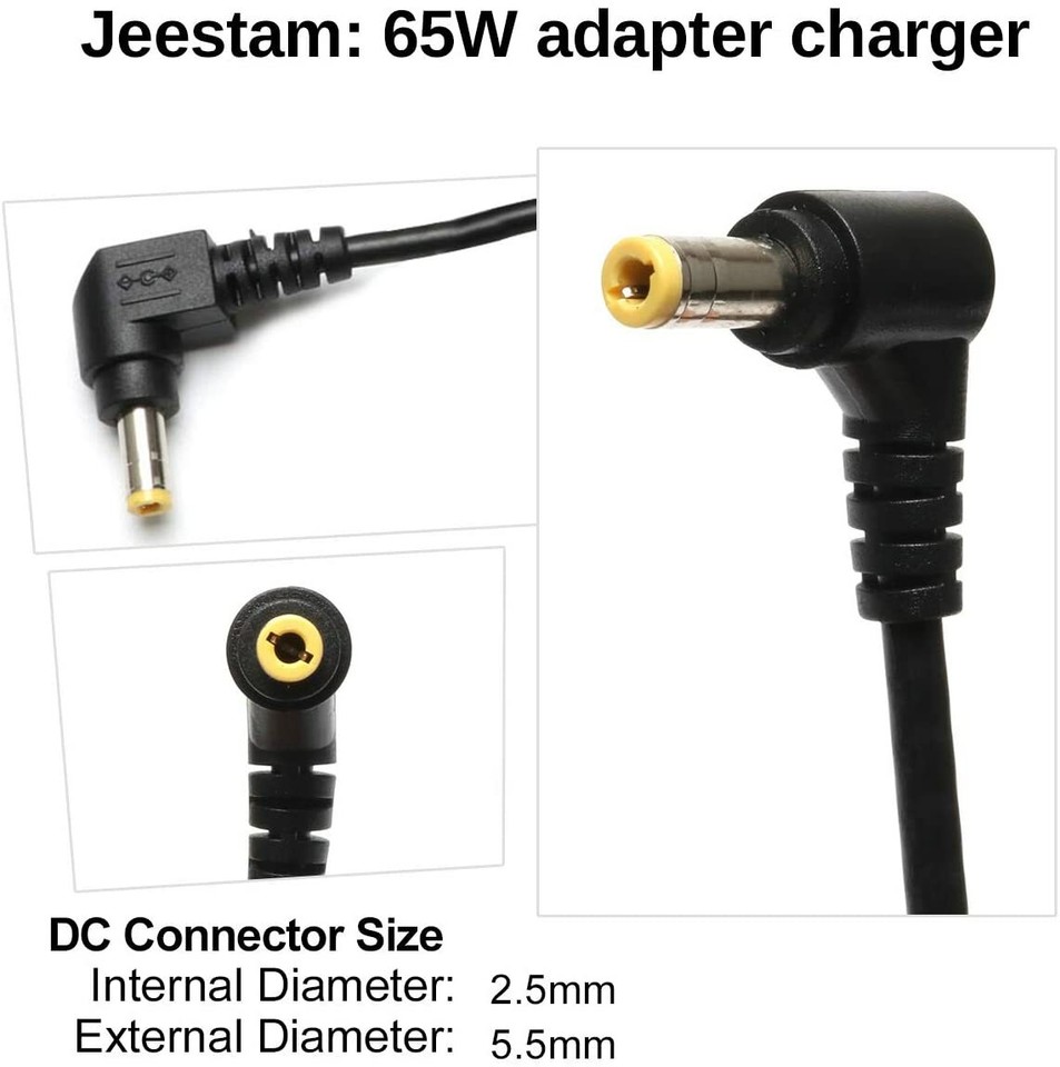 AC Charger for Toshiba Satellite C55-B C55-B5100 C55-B5101 C55-b5200 ...