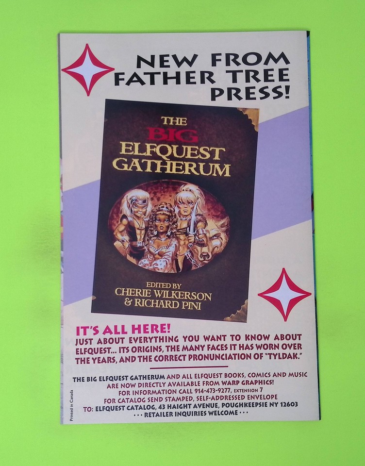 ElfQuest Jink #7 1995 Warp Graphics 8.0 Comic Book W113-201 | eBay