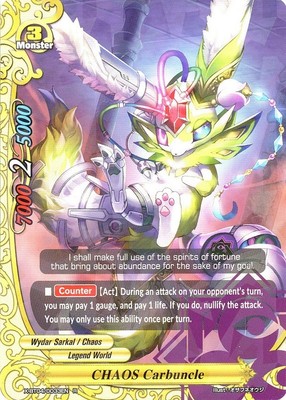 BFE X-BT04/0033EN R CHAOS Carbuncle X-BT04/0033EN Buddyfight | eBay