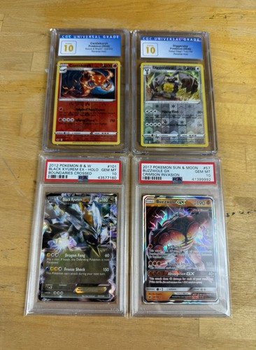 Lot of 4 Perfect Pristine Gem Mint PSA 10 CGC Slabs Pokemon Cards ...