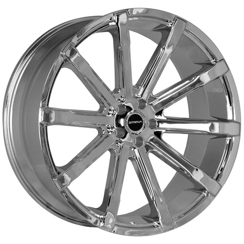 Strada S48 Osso 24x10 5x115 +15mm Chrome Wheel Rim 24" Inch | eBay