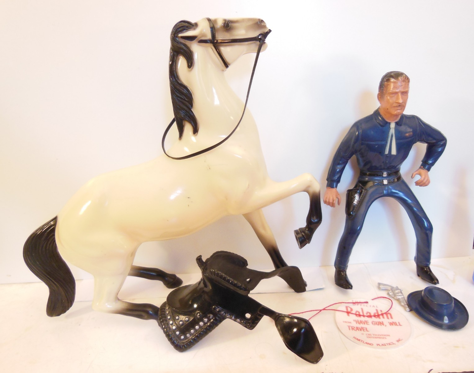 1950's Paladin "Have Gun Will Travel" western rider 800 series set ...