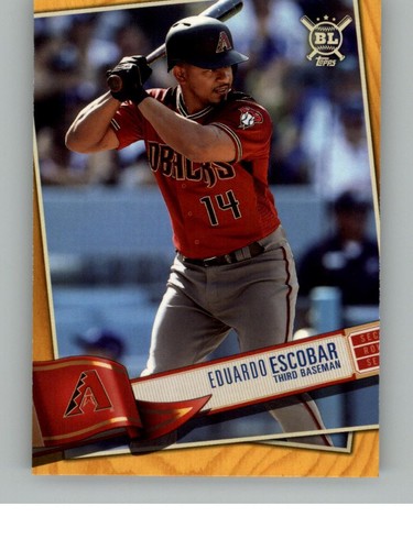 2019 Topps Big League Eduardo Escobar 29 Gold Arizona Diamondbacks | eBay