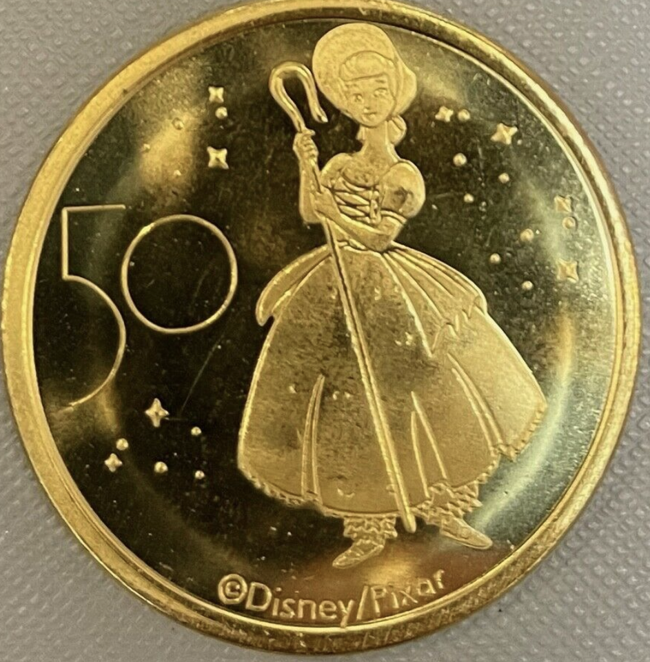 NEW Walt Disney World 50th Anniversary Commemorative Gold Coins 53 ...