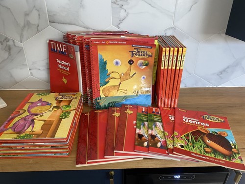 Texas Treasures 1st Grade Reading And Language Arts Set With Teachers ...