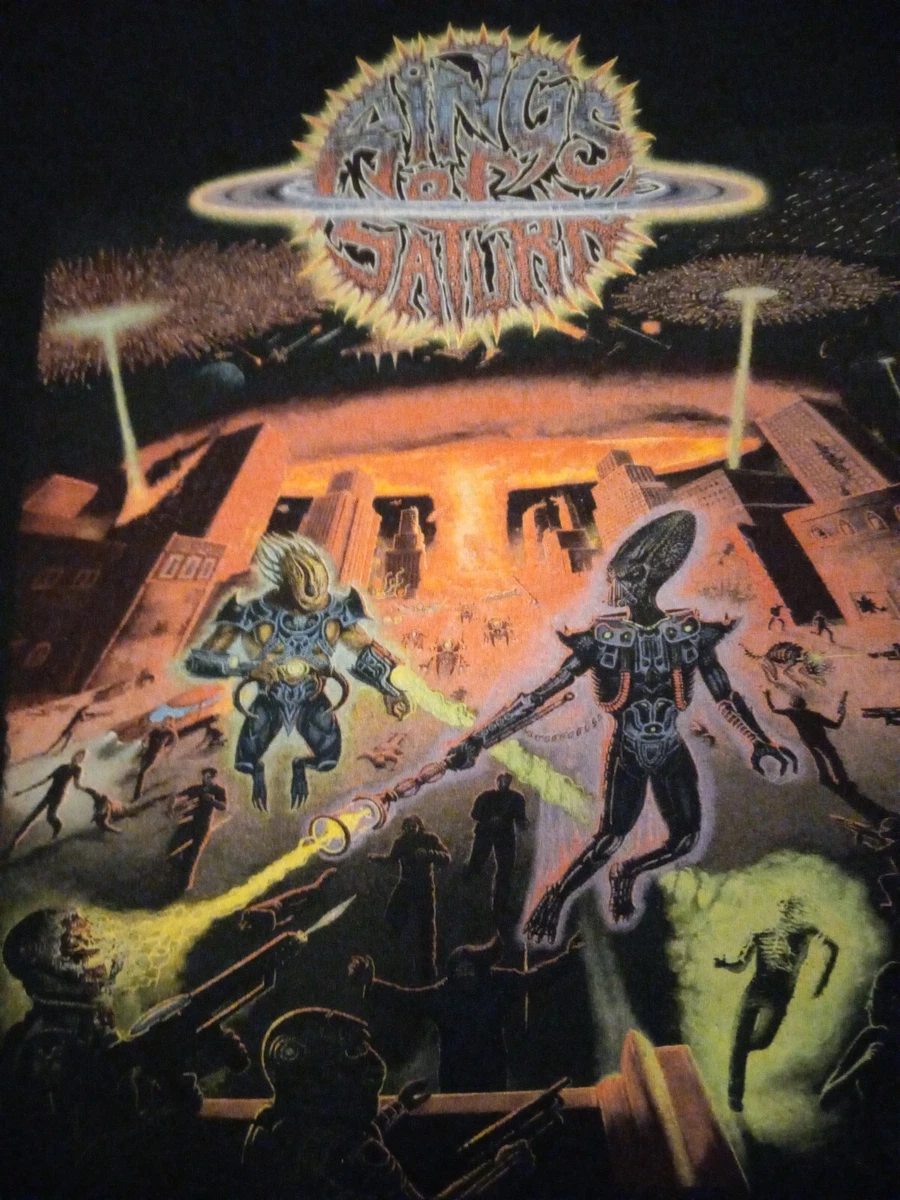 Rings Of Saturn Band Wallpaper